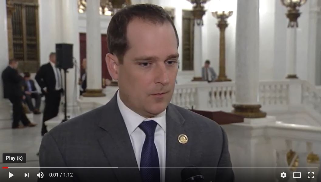 Warner Comments on 2019-20 State Budget Passage | PA State Rep. Ryan Warner